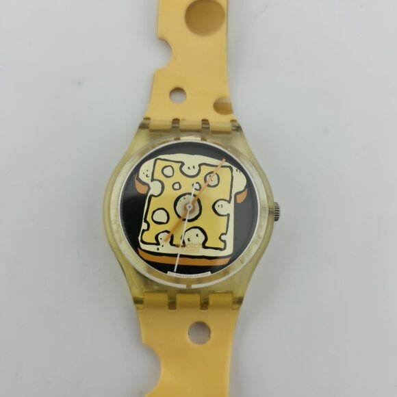 Swatch | Accessories | Swatch Watch Special Edition Cheesy Toast Gk34 ...